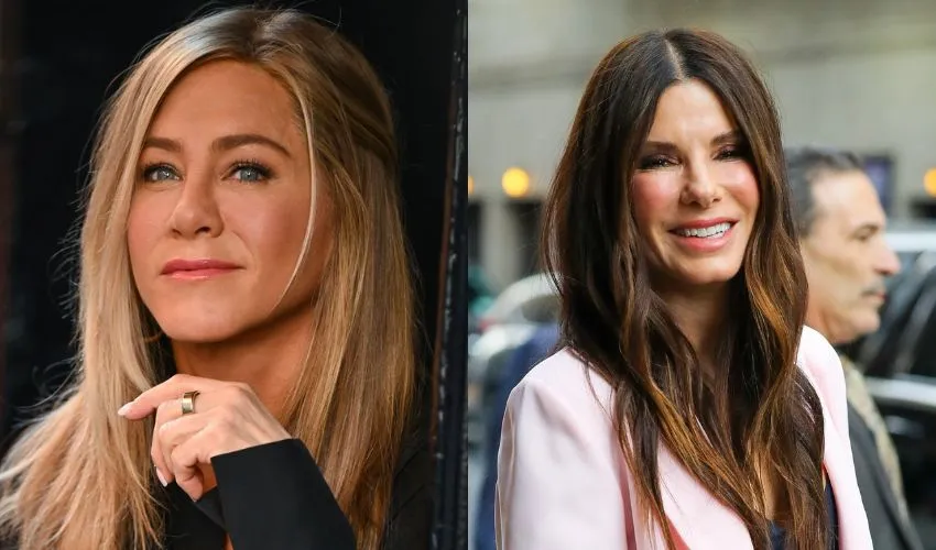 Jennifer Aniston, Sandra Bullock spotted leaving Connecticut plastic ...