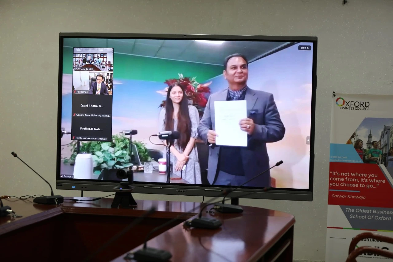 Quaid-i-Azam university appoints Sarwar Khawaja as distinguished ...