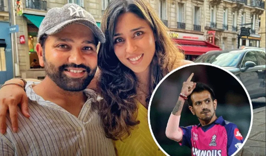Rohit Sharma’s wife under fire over ‘cartoon’ remark on Chahal ...