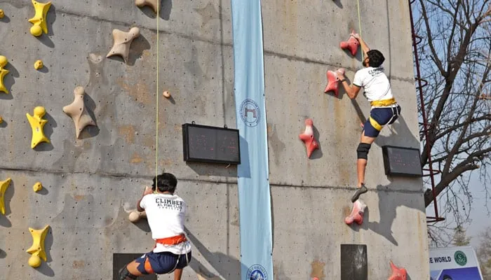 Rock climbing championship kicks off in Islamabad - Internews Pakistan